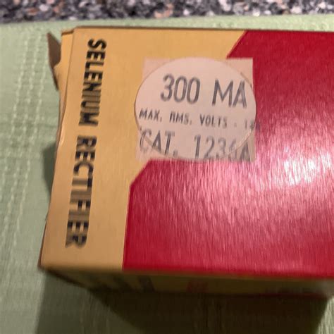 Federal 1236a Selenium Rectifier 300ma 130 Volts Ebay