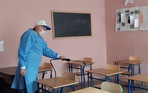 მარაბდის საჯარო სკოლაში სადეზინფექციო სამუშაოები ჩატარდა ეტალონი