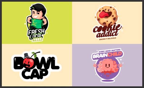 Design A Cute Professional Mascot Cartoon Character Logo By Kaitlyndocker Fiverr
