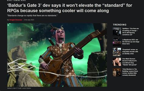 Other Video Game Devs Noo Baldurs Gate 3 Cant Set A New Standard