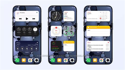 Mod Miui Theme With Fully Featured Ios Style Lockscreen And Widgets