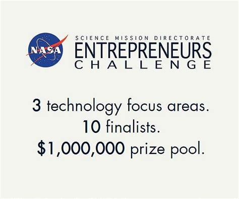 Nasa Awards Prizes To Six Startup Companies In Entrepreneurs Challenge