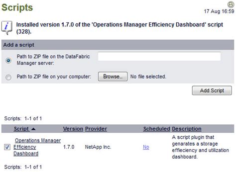 hidden gems netapp operations manager storage efficiency dashboard
