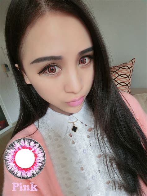 Pin On Pink Cosmetic Colored Contact Lenses Prescription Magic Dream