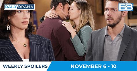 The Bold And The Beautiful Weekly Spoilers For 116 1110 Love Lust
