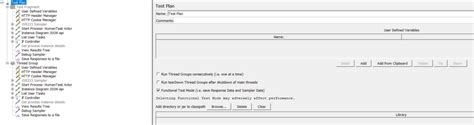 Jmeter Test Plan Functional Test Mode Stack Overflow