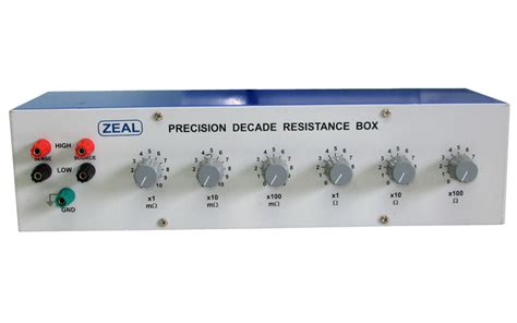 Decade Resistance Box Decade Capacitance Box Manufacturer Exporter