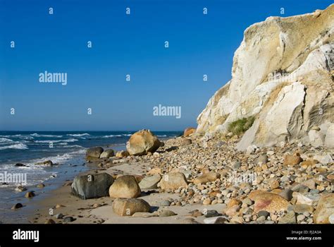 Sandy Cliffs Rise Above Moshup Beach Also Referred To As Aquinnah