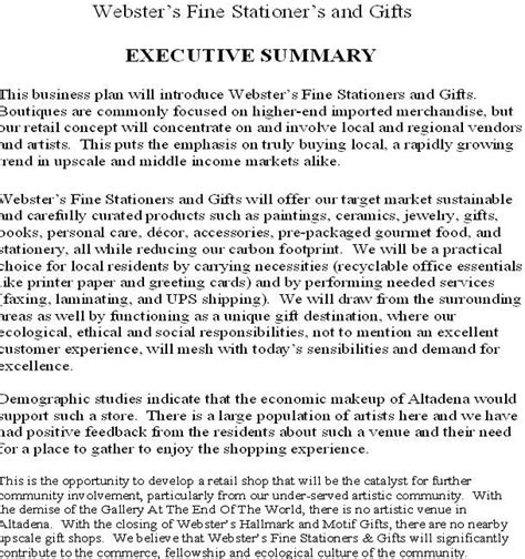 Wfs Business Plan Executive Summary Executive Summary Regarding