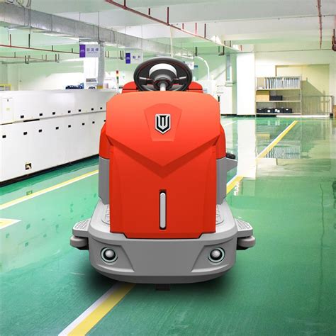Automatic Brush Power Electric Machine Floor Sweeper And Scrubber Electric Floor Scrubber And