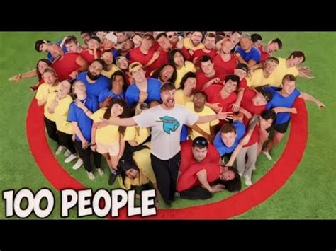 Last To Leave Circle Wins Mrbeast Game Mrbeast Challenge