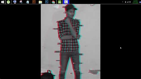 Portrait Glitch Effect In Photoshop Youtube
