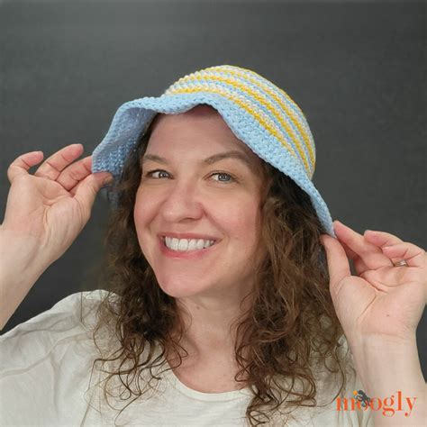 Casual Crochet Bucket Hat Free Pattern On Moogly