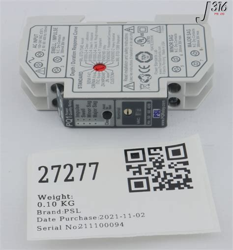 27277 PSL SENSOR RELAY PQ1-01-0001 – J316Gallery