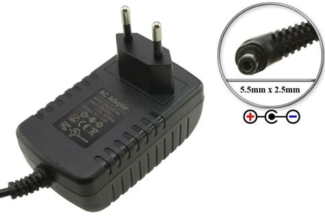 Адаптер (блок) питания 9V, 0.6A - 1A, 5.5mm x 2.5mm, прямой штекер ...
