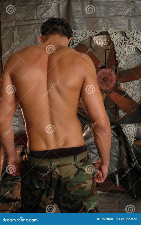 Boot Camp Stock Image Image Of Military Ponder Camouflage 1578681