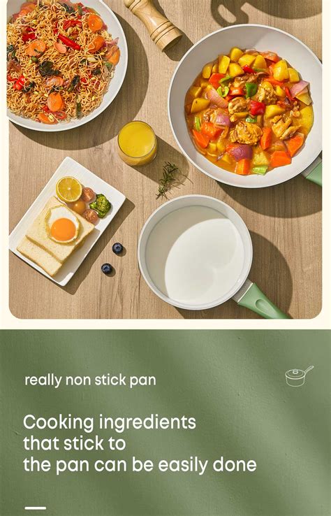 Ecowin Cookware Ceramic Kuali Non Stick Pan Set Wok Milk Pan Frying Pan Soup Pot Pfoa And Ptfe