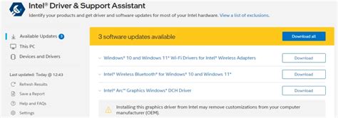 Intel Driver And Support Assistant 23 3 25 Driver Update Software