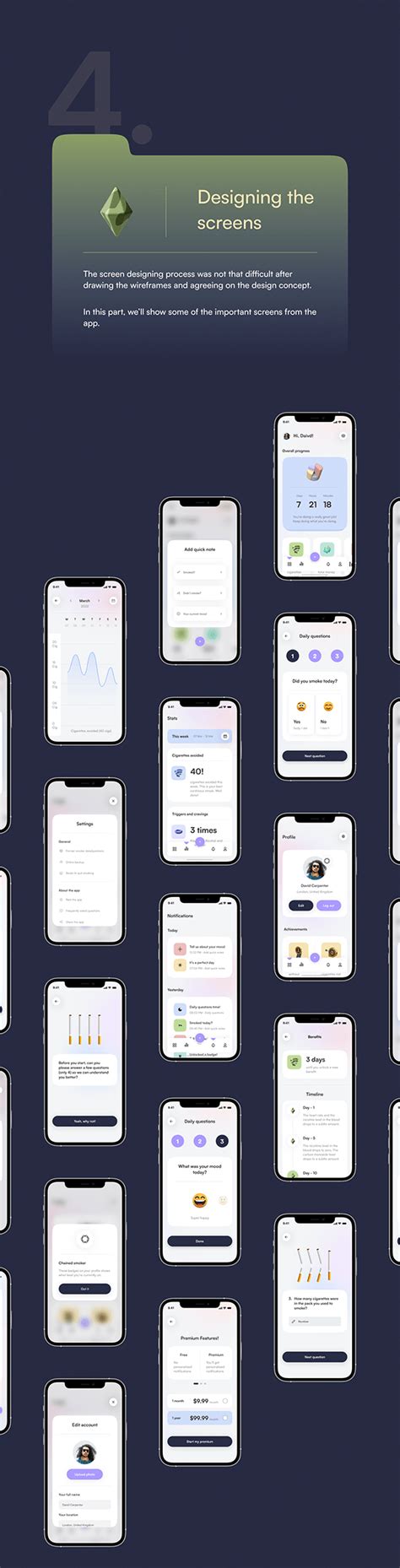 Quit Smoking App On Behance
