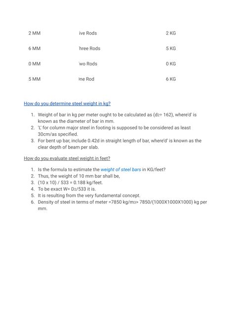 Ppt How To Calculate Weight Of Tmt Steel Bar Powerpoint Presentation