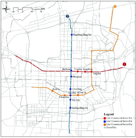 Xian Commercial Service Rail Transit Station Download Scientific Diagram