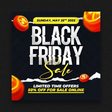 Premium Psd Black Friday Sale Post