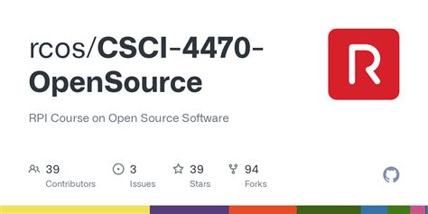 Github Rcoscsci 4470 Opensource Rpi Course On Open Source Software