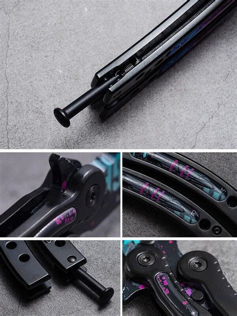 熱賣促銷💥💥csgo周邊蝴蝶刀爪子刀訓練刀甩手刀練習折疊刀梳子未開刃耍刀玩具 露天市集 全台最大的網路購物市集