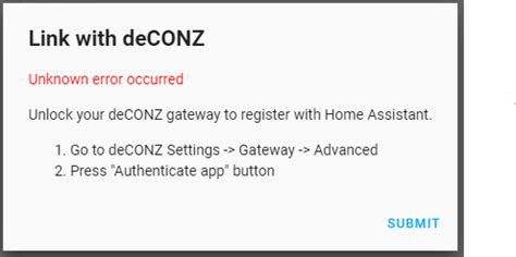DeCONZ Hassio Installation Home Assistant Community