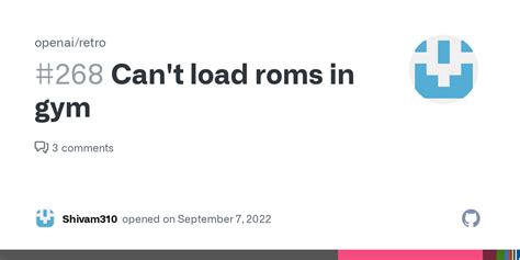 Cant Load Roms In Gym · Issue 268 · Openairetro · Github