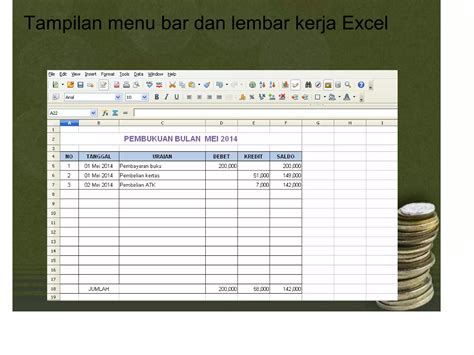 Contoh Pembukuan Sederhana Dengan Excel Ppt