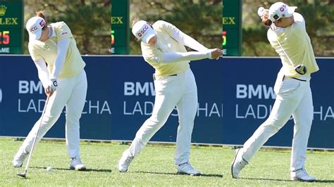 Lpga 파워풀 장타자의 정석 아리야 주타누간 우드 스윙 슬로우모션 Youtube