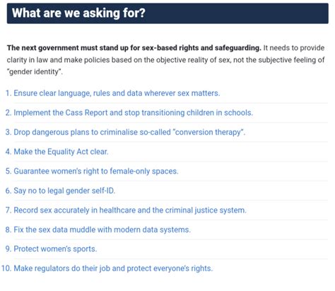 Stand Up For Single Sex Services Election Action Email Your