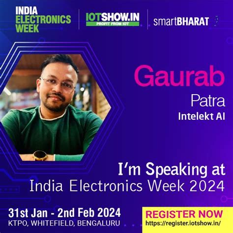 Shrikant Rao On Linkedin Smartbharat Iew Iotshow Iot
