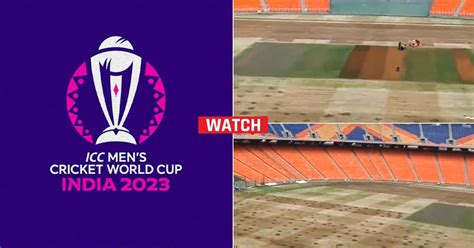 Narendra Modi Stadium Outfield Relaid For 2023 Odi World Cup
