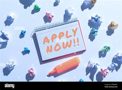 Inspiration Showing Sign Apply Now Business Idea Make A Formal