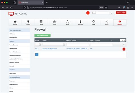 Install And Configure Ispconfig Control Panel On Debian Cloudspinx
