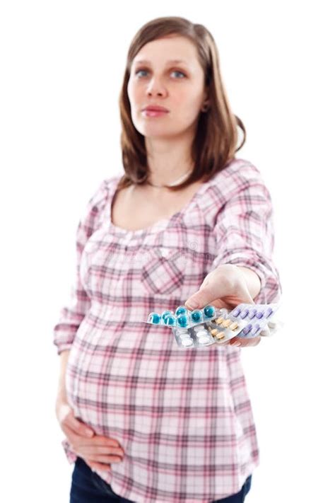 Pills During Pregnancy Stock Image Image Of Background 23970995