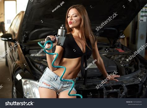 Sexy Female Mechanic Images Stock Photos Vectors Shutterstock
