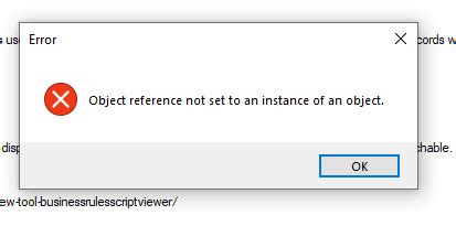 BUG Issue 1246 MscrmTools XrmToolBox GitHub