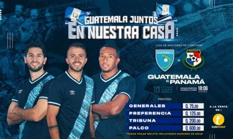 Partido Guatemala vs Panamá jornada 2 de la Liga de Naciones A en
