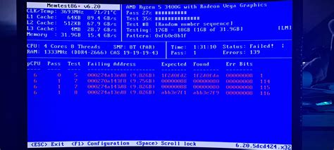 Test En Memtest86 Seguramente Por La Ram Rsoportepc