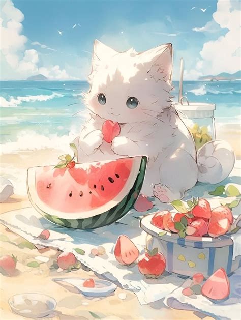 Pin By Sol Mar On Cute Kittens Kawaii Cat Drawing Cute Anime Cat