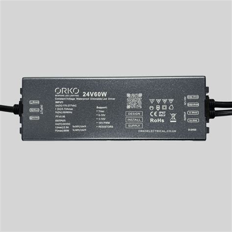 ORKO IP67 24V LED TRIAC 0 10V Dimmable Drivers Orko Lighting