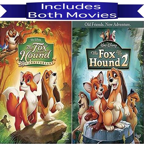 The Fox And The Hound Dvd Series1and2 Movies Includes Both Movies