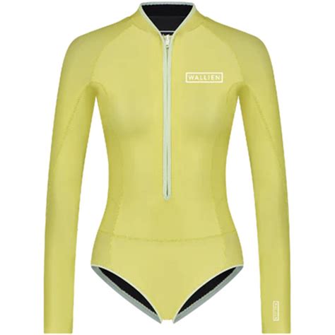 2024 Wallien Womens Nikki Van Dijk Bikini Cut 1mm Front Zip Springsuit