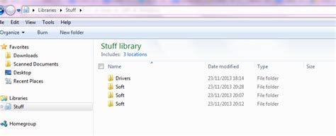 Windows 7 How To Merge Subfolders In Libraries Super User