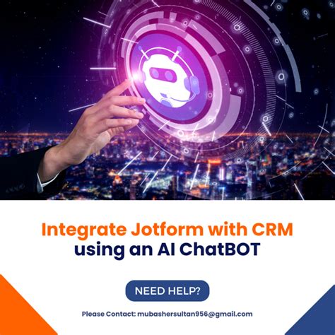 Integrate Jotform With Crm By Using An Ai Chatbot
