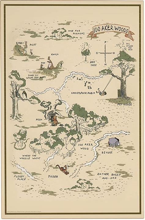 Hundred Acre Wood Drawing Hundred Acre Wood Disney Wiki Fandom
