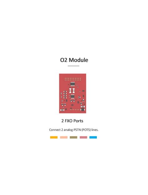 Achetez Yeastar O2 Module 2 Ports Fxo Solution Voip Excell